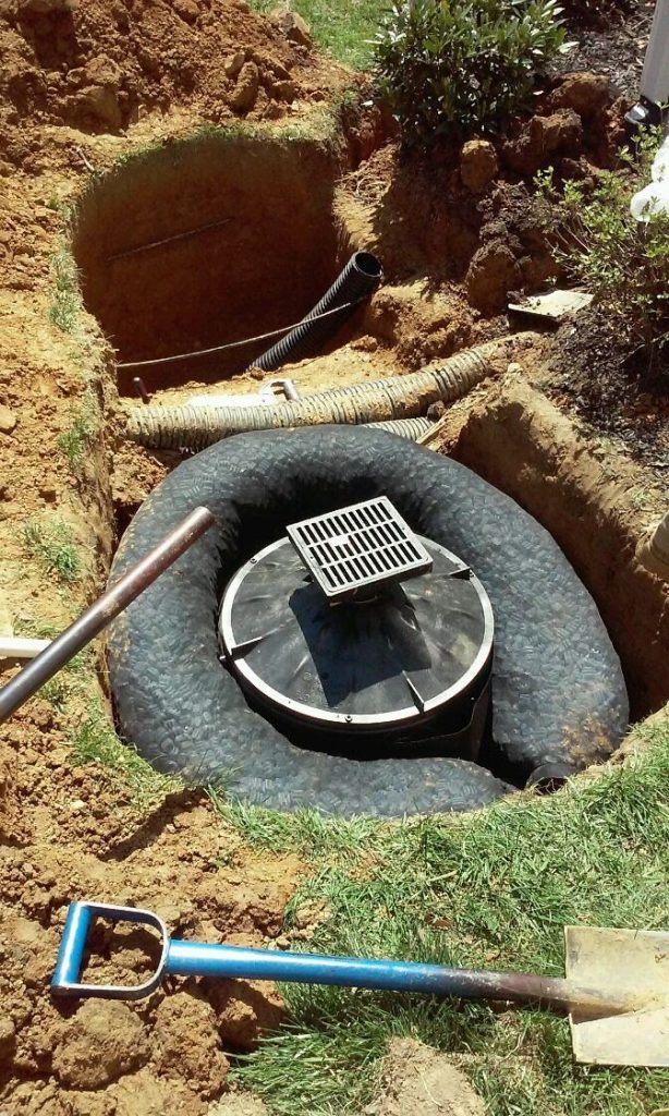 Yard Drainage Gallery | Hydro-Tech Irrigation Co