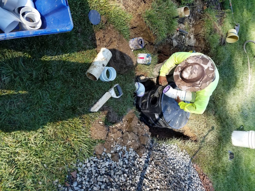 Yard Drainage Gallery | Hydro-Tech Irrigation Co