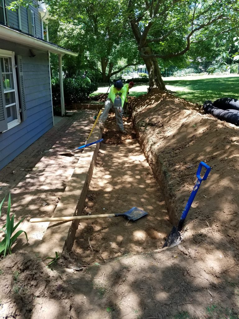 Yard Drainage Gallery | Hydro-Tech Irrigation Co