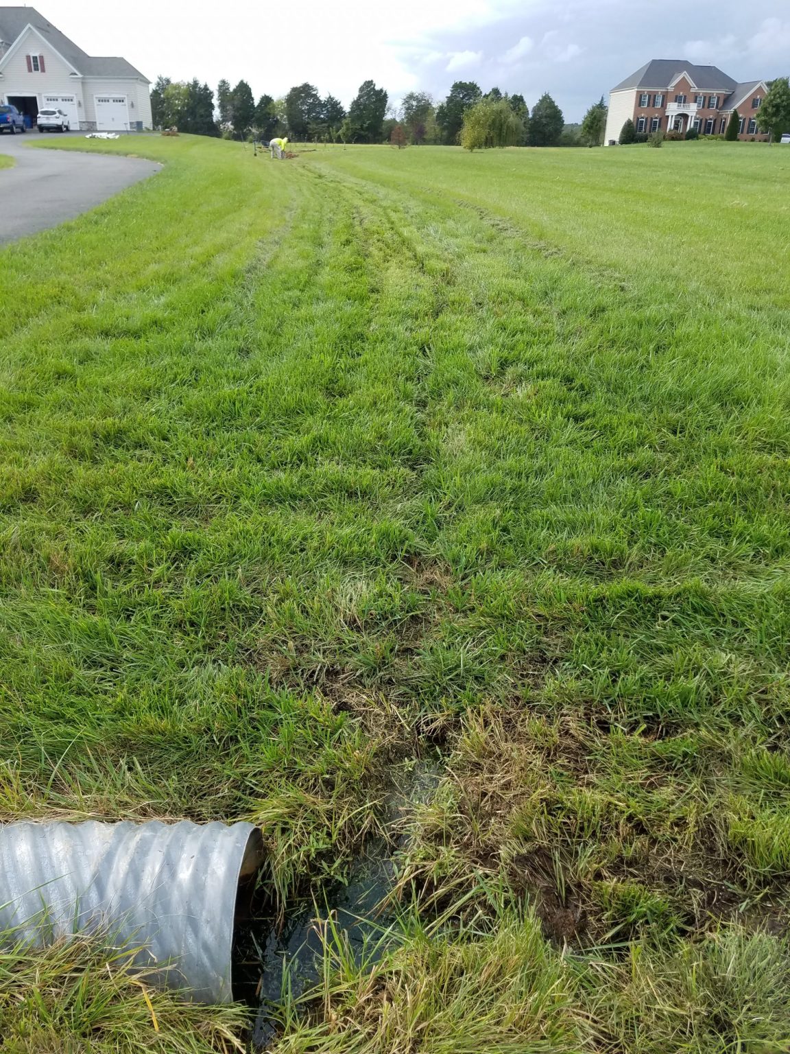 Yard Drainage Gallery | Hydro-Tech Irrigation Co