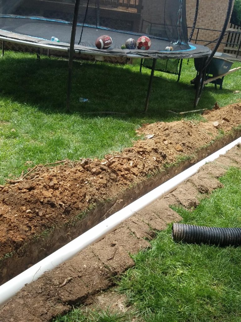 Yard Drainage Gallery | Hydro-Tech Irrigation Co